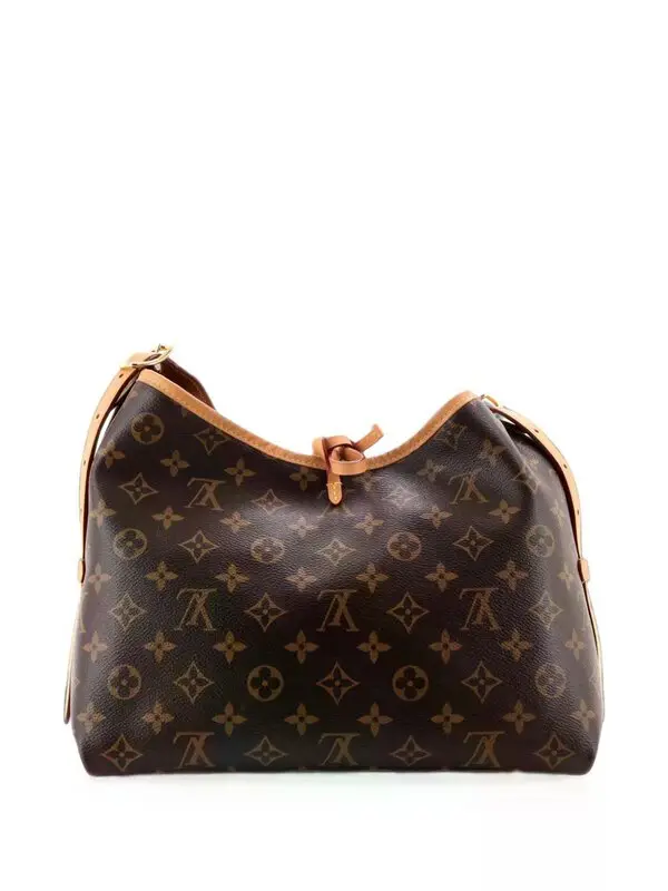 LOUIS VUITTON Carryall Monogram Canvas Pm Hobo Bag