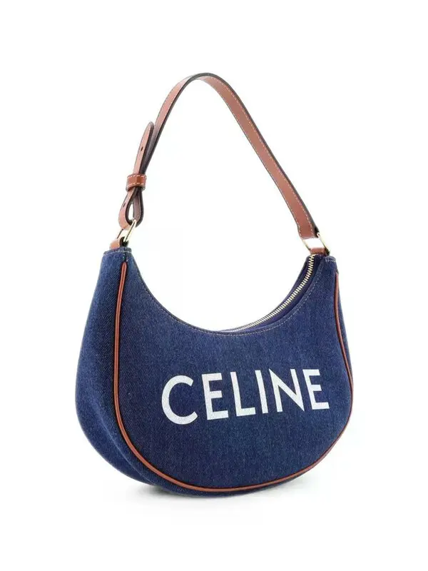 Celine Ava Bag Denim Hobo Bag