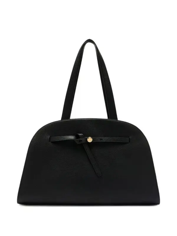Tory Burch Large Romy Bauletto Bag - Black