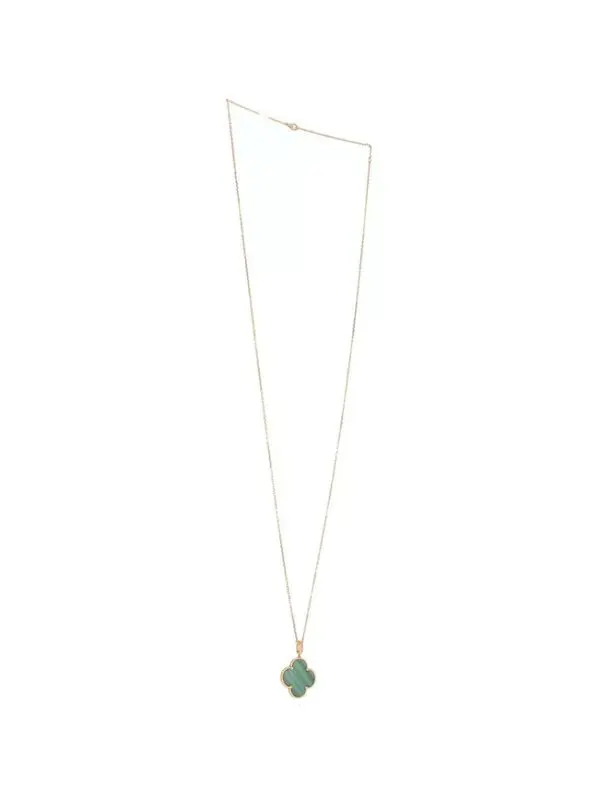 Van Cleef & Arpels Malachite Pendant Necklace
