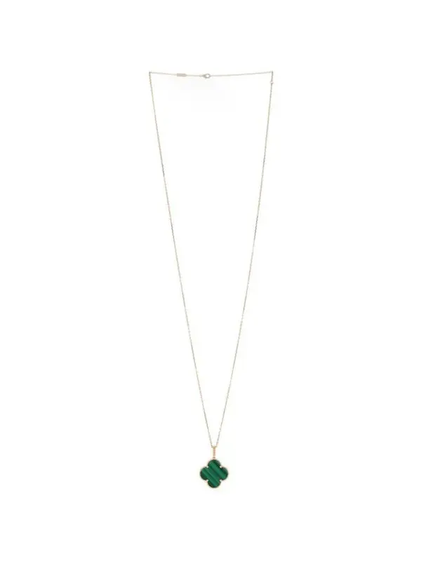Van Cleef & Arpels Malachite Pendant Necklace