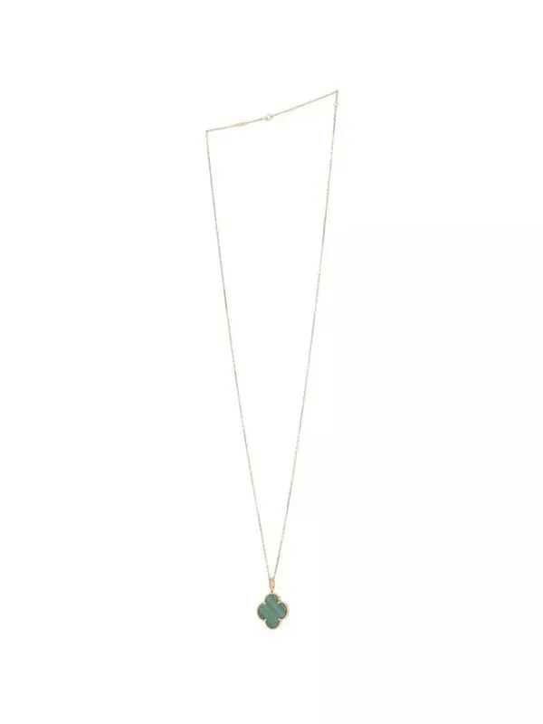 Van Cleef & Arpels Malachite Pendant Necklace