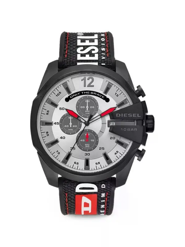 DIESEL® Mega Chief 52mm Watch