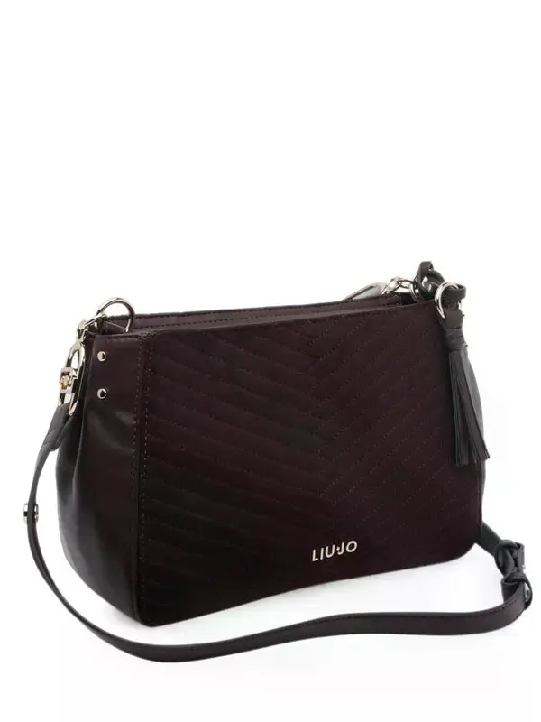 Liu Jo Chevron-quilted Tassel-detail Shoulder Bag