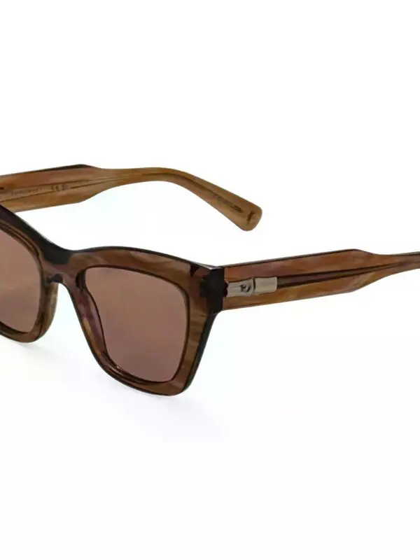 Longchamp Tortoiseshell-effect Cat-eye Sunglasses