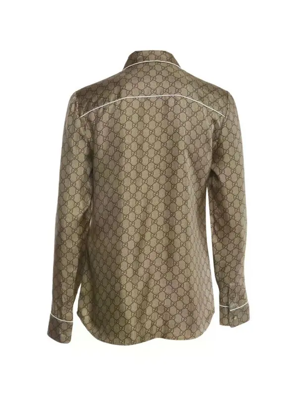 Gucci Monogram Silk Shirt