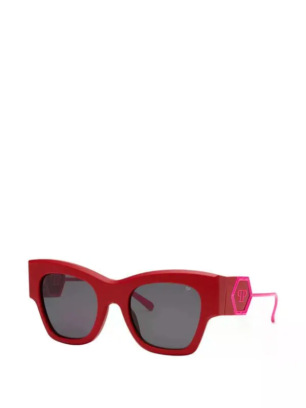 Philipp Plein Logo-plaque Cat-eye Sunglasses