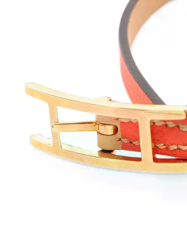 Hermès 2010s Beapi Double Tour Bracelet