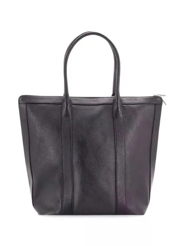 Balenciaga Laundry Cabas Zip Leather Large Tote Bag