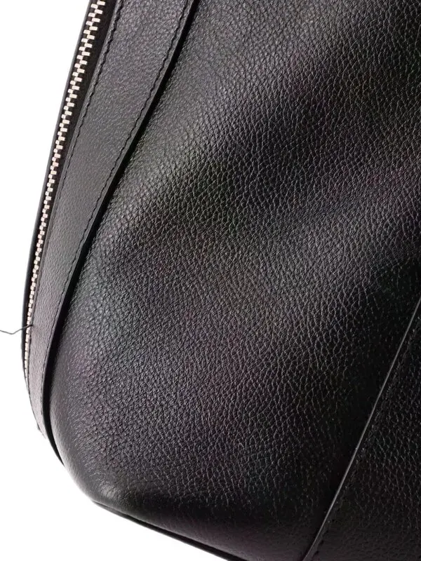 Balenciaga Laundry Cabas Zip Leather Large Tote Bag