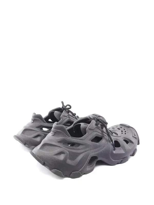 Balenciaga Rubber Cut-out Detail Sneakers - Black