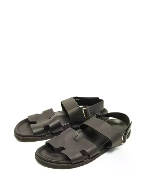 Hermès Genius Leather Flat Sandals