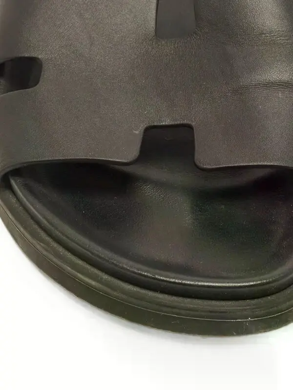 Hermès Genius Leather Flat Sandals