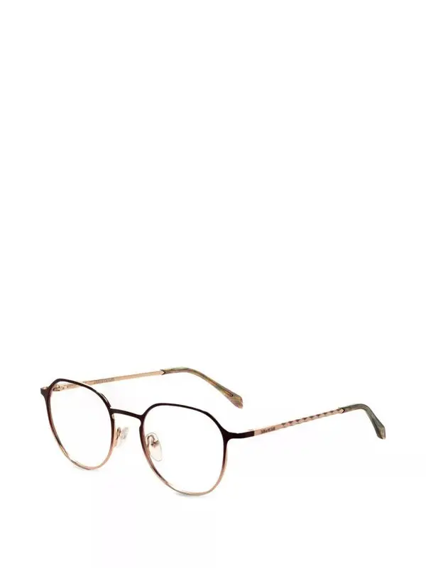 Zadig&Voltaire Geometric-frame Glasses - Gold