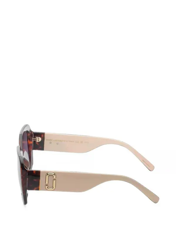 Marc Jacobs Square-frame Sunglasses - Brown