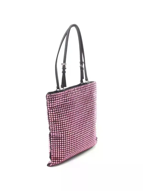 Prada Embellished Handbag - Pink