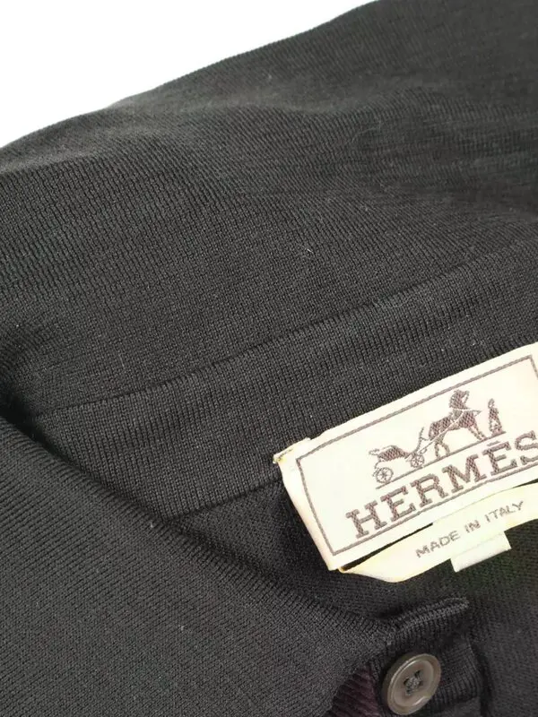 Hermès 2000s Long-sleeve Polo Shirt