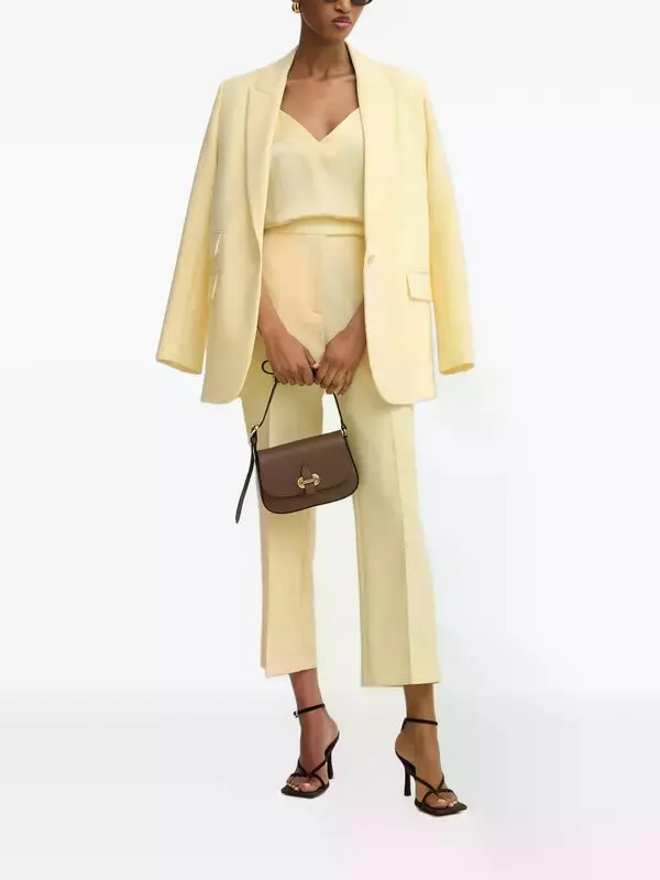 MORGAN Pressed-crease Cropped Trousers