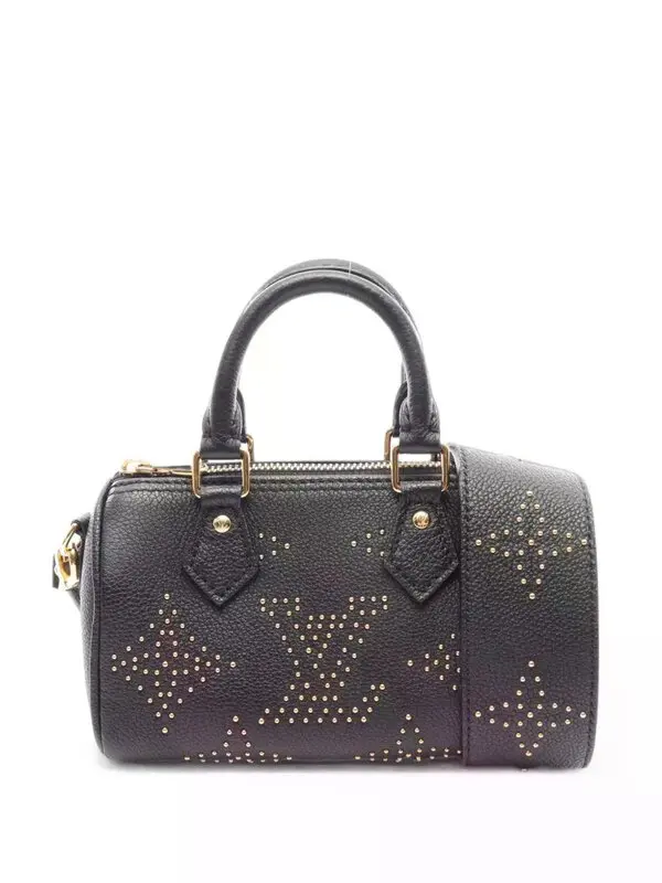 LOUIS VUITTON 2010s Nano Speedy Monogram Empreinte Handbag