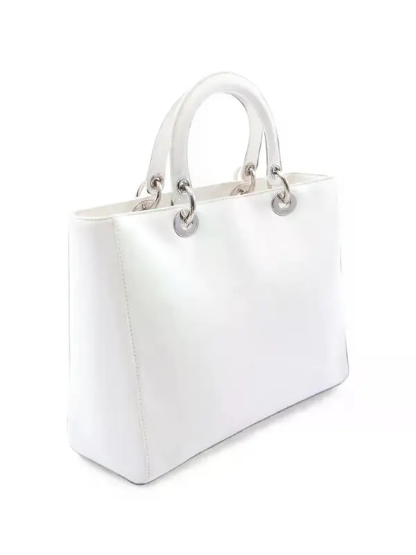 Dior 2000s Lady Tote Bag - White