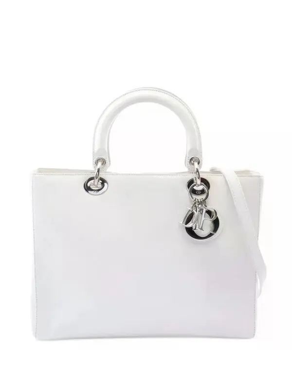 Dior 2000s Lady Tote Bag - White
