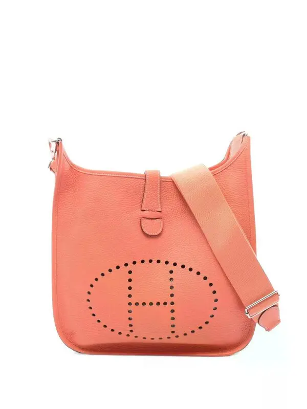 Hermès 2013 Evelyn Clemence Shoulder Bag - Orange