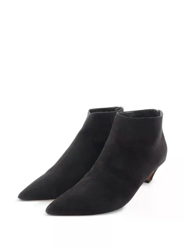 Dior 2000s Pointed-toe Ankle Boots - Black