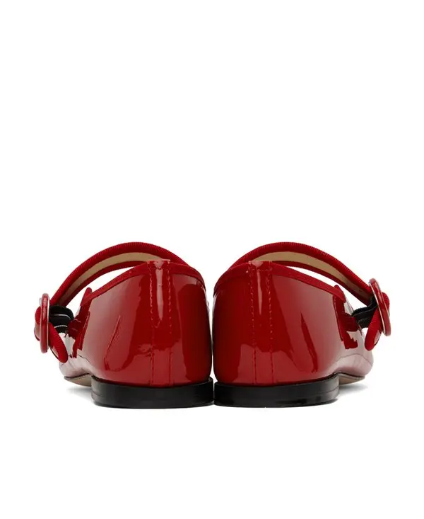 Repetto Georgia Patent Leather Mary Jane Pumps - Red