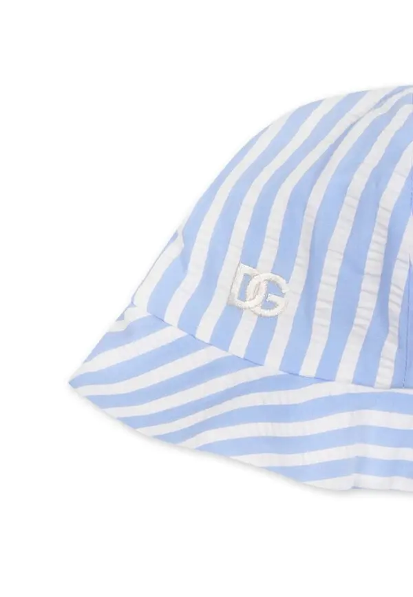 Dolce & Gabbana Striped Bell Hat