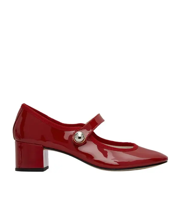 Repetto Fabienne Mary Jane High Heels - Flame Red