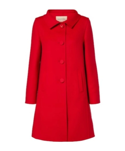 Valentino Garavani Wool And Cashmere Coat - Red
