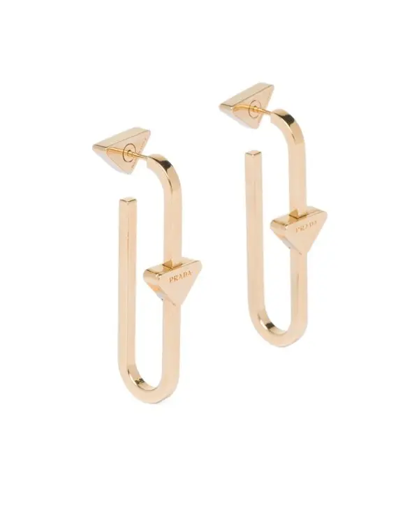 Prada Metal Earrings