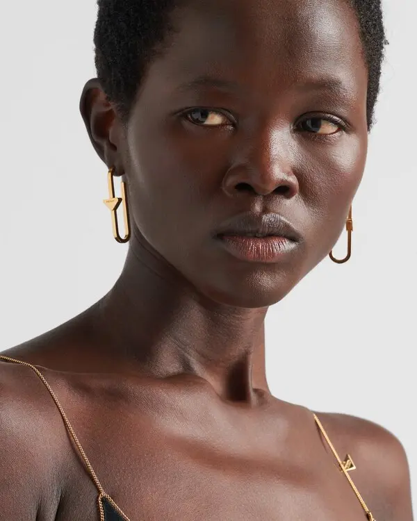 Prada Metal Earrings