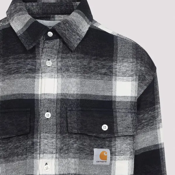 Carhartt Work In Progress Check Pocket Shirt - Deep Navy