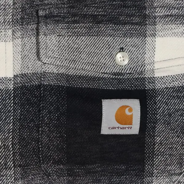 Carhartt Work In Progress Check Pocket Shirt - Deep Navy