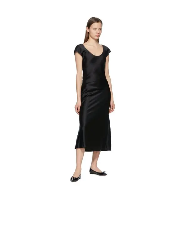 Repetto Logo Ballet Flats - Black