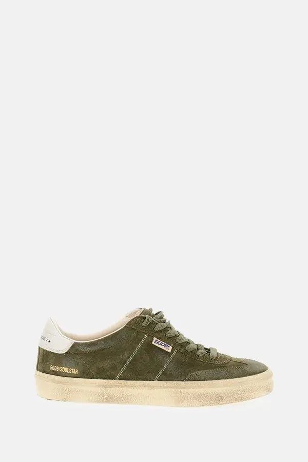 GOLDEN GOOSE Soul-star Suede Sneakers - Verde