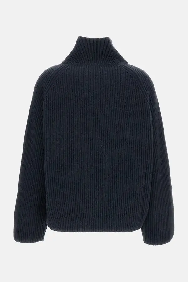 Dusan Maglia Oversize In Puro Cashmere Con Collo Incrociato