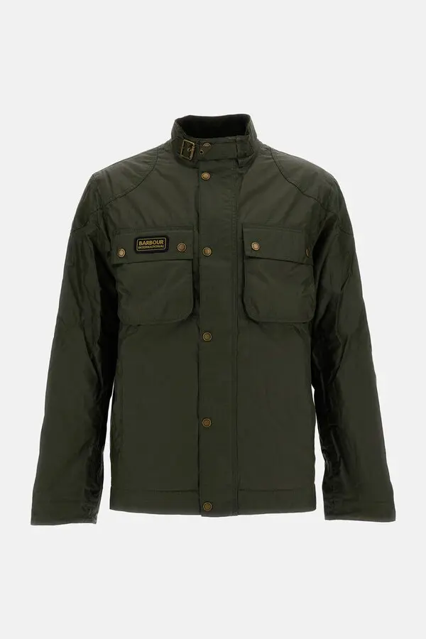 BARBOUR INTERNATIONAL Cerato Waxed Cotton Jacket - Verde