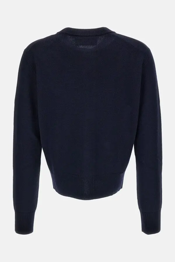 AMI Paris Cardigan Girocollo De Coeur