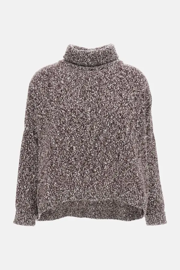 Dusan Maglia Oversize A Collo Alto In Lana E Cashmere