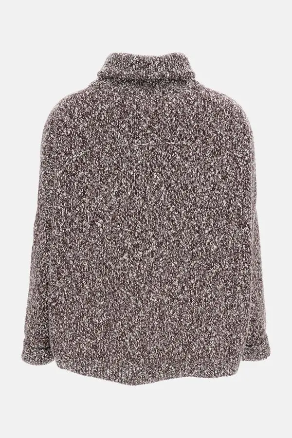 Dusan Oversized Wool Cashmere Sweater - Multicolore