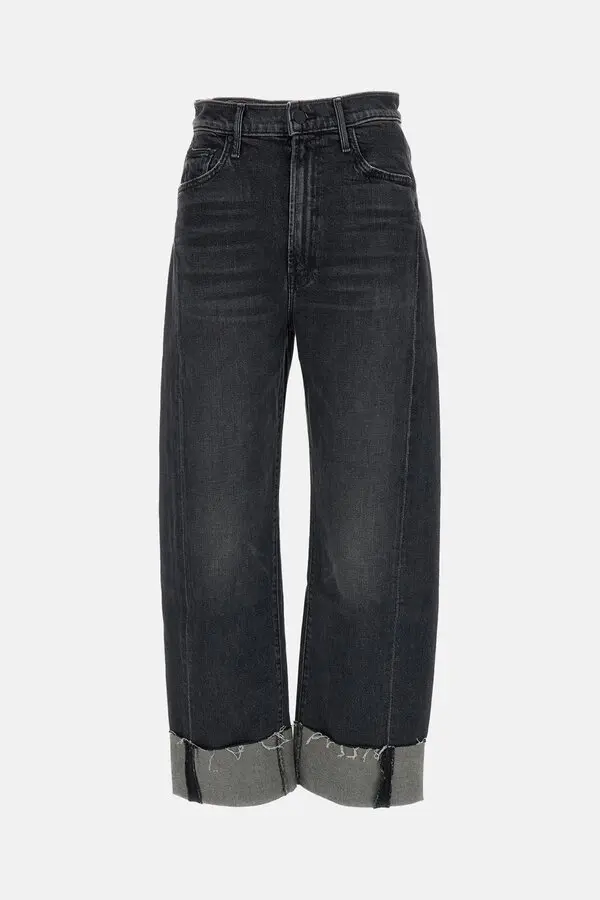 MOTHER Jeans The Half Pipe Flood Cuff Fray