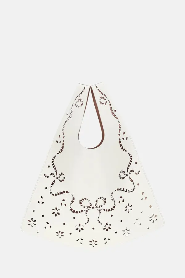 Simone Rocha Borsa Shopper Xl In Pelle Traforata A Laser