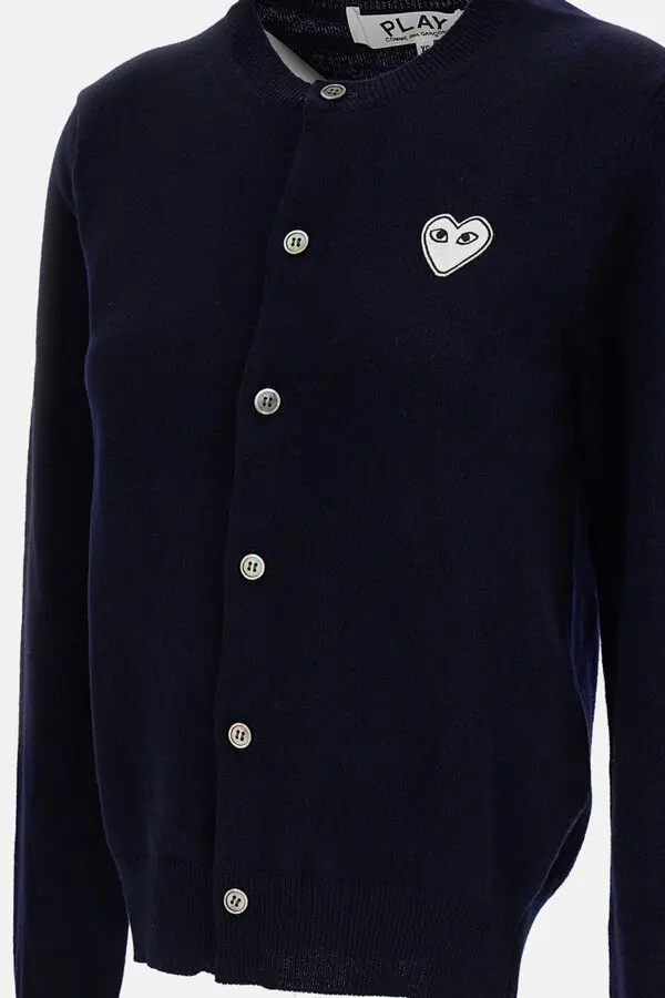 Play Comme Des Garcon Play Comme Des Garcons Cardigan - Blu