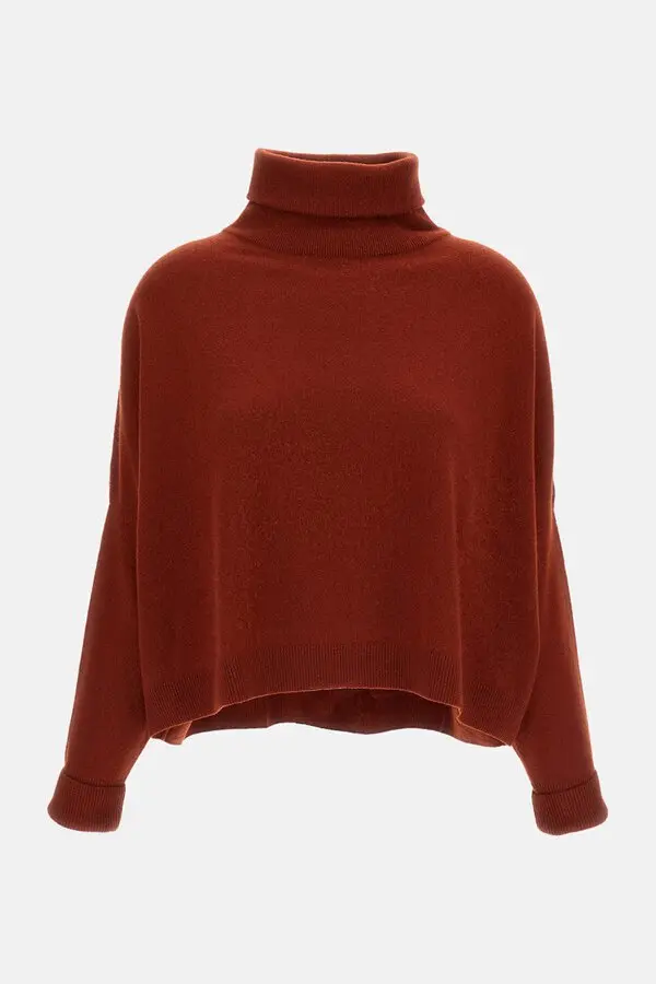 Dusan Maglia Oversize A Collo Alto In Cashmere