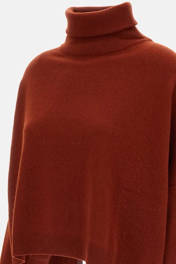 Dusan Maglia Oversize A Collo Alto In Cashmere