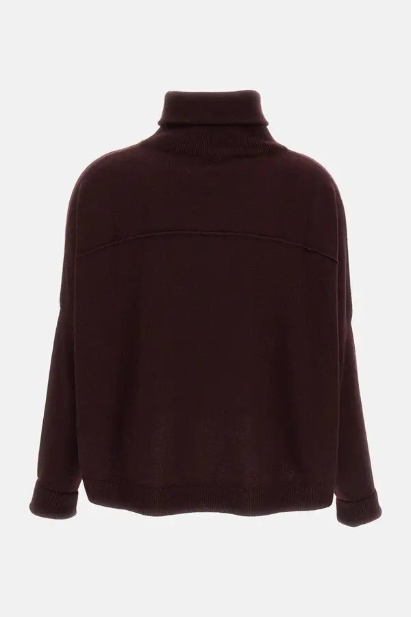 Dusan Maglia Oversize A Collo Alto In Lana E Cashmere