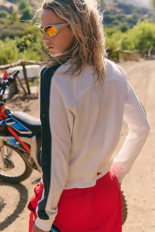 Free People Bring It On Logo Layer - Ivory Combo