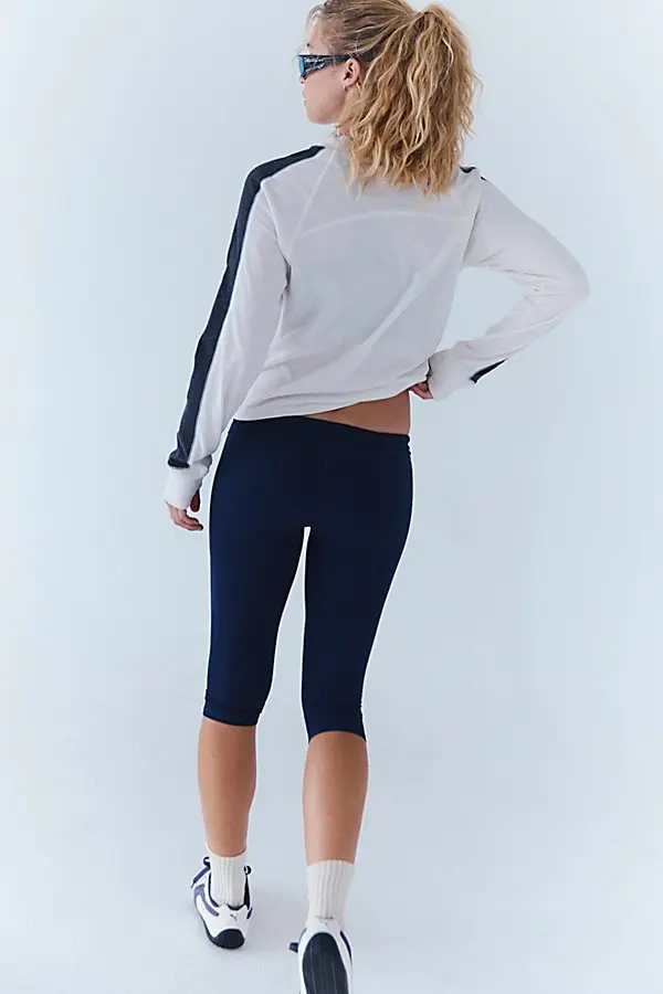 Free People Long Sleeve Mock Neck Layer Top - Ivory Combo